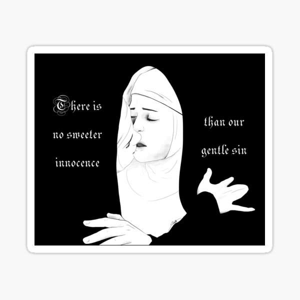 "Gentle sin" Sticker for Sale by samuelavr | Redbubble