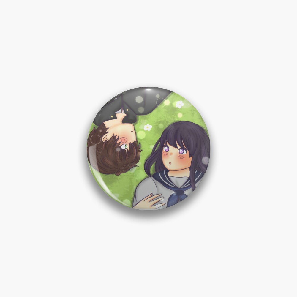 "Oreki Houtarou and Chitanda Eru" Sticker for Sale by mayu-yu | Redbubble