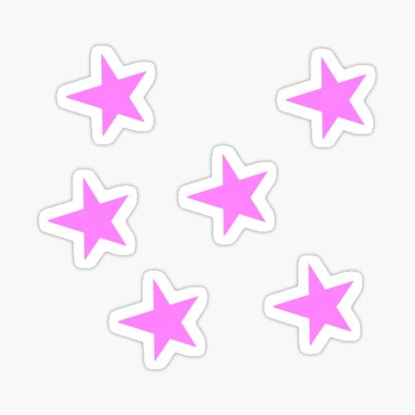 "Pink star pack" Sticker by saraelizabeth17 | Redbubble