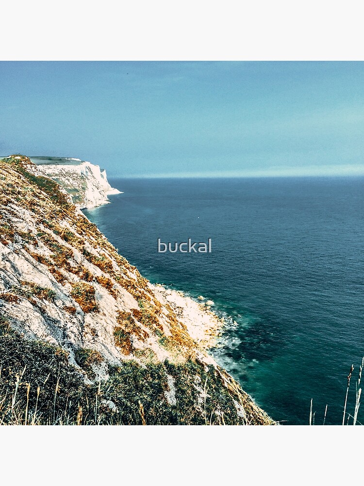 "Aesthetic Cliffs of Dover" Art Print by buckal | Redbubble