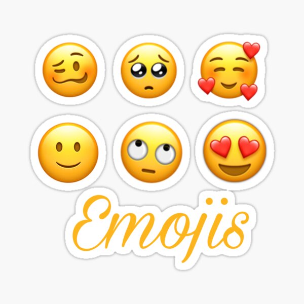 "Emoji sticker pack" Sticker by Trendysticker11 | Redbubble