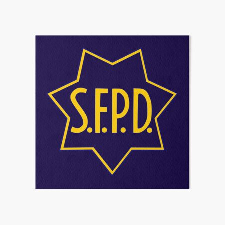 "SFPD San Francisco Police Department Logo (Transparent)" Art Board ...