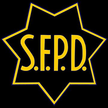 "SFPD San Francisco Police Department Logo (Transparent)" Sticker for ...