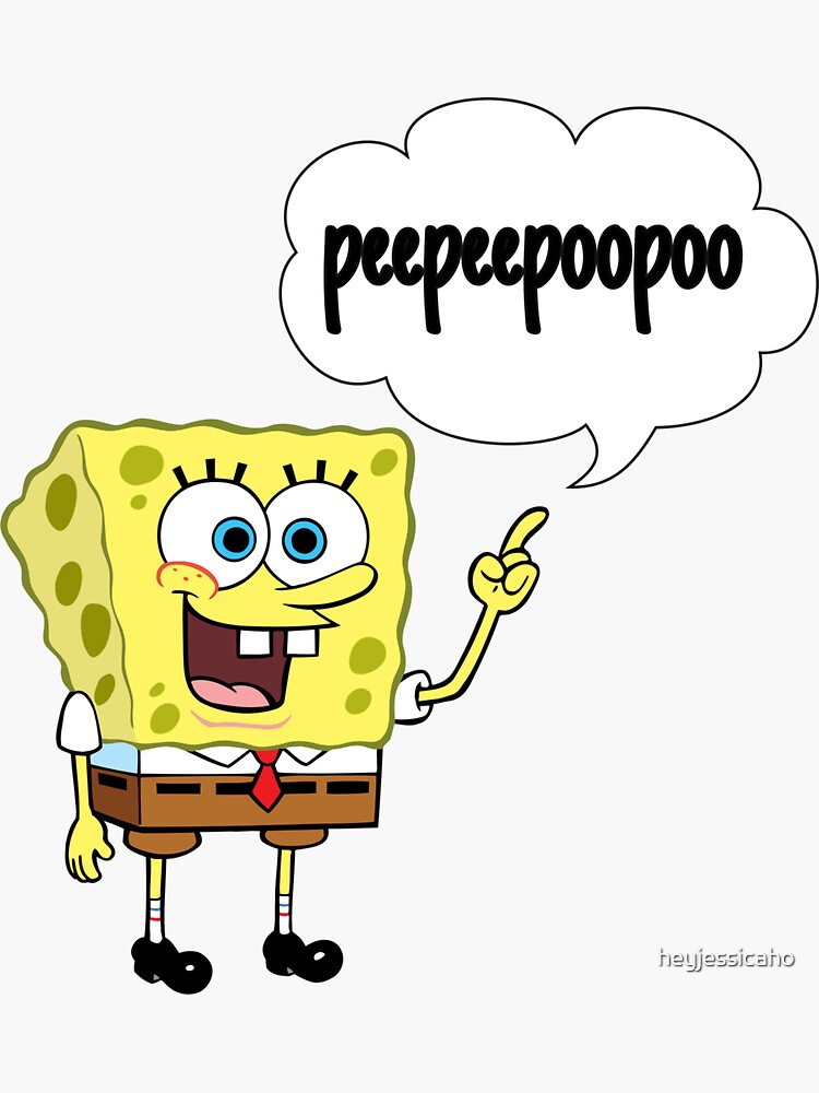 "PEEPEEPOOPOO" Sticker for Sale by heyjessicaho | Redbubble