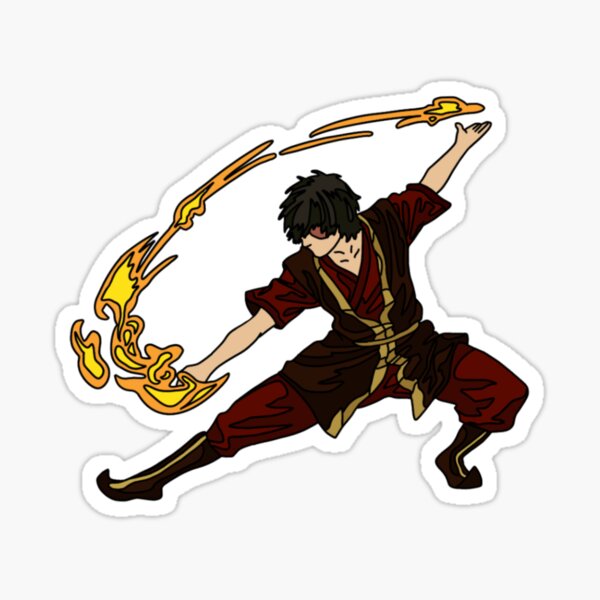 "ATLA Zuko Sticker" Sticker by SimpleArt1 | Redbubble