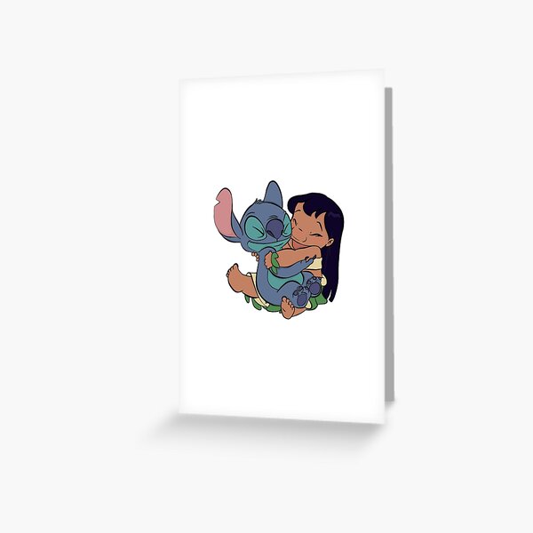 "Lilo Stitch Hug" Greeting Card by emroccs | Redbubble