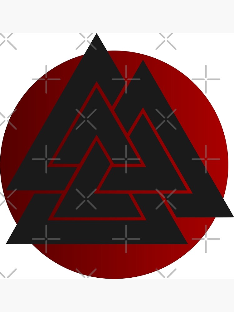 "The Valknut | Viking Symbol" Canvas Print by depicg | Redbubble