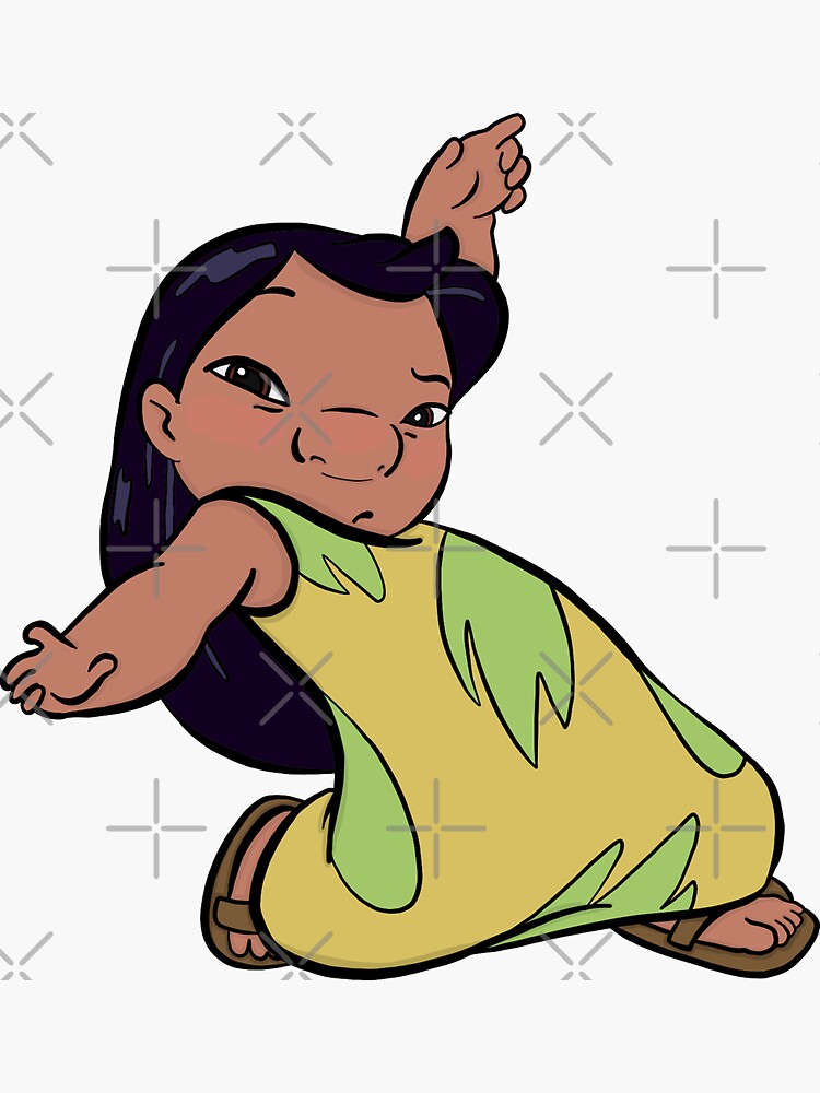 "Lilo Dance Pose" Sticker for Sale by emroccs | Redbubble