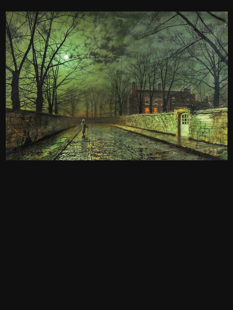 "Moonlight After Rain by John Atkinson Grimshaw" Lightweight Sweatshirt ...