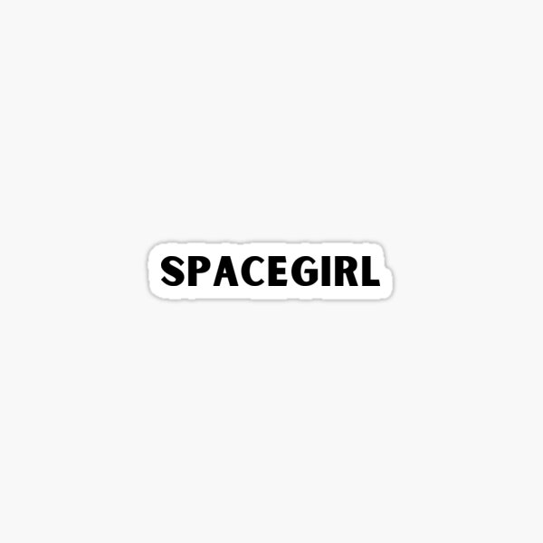 "SPACE GIRL" Sticker by aanguy3 | Redbubble