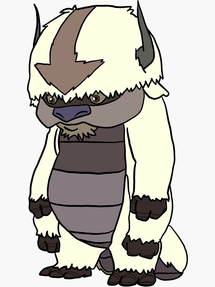 "Appa standing" Sticker for Sale by chickendip | Redbubble