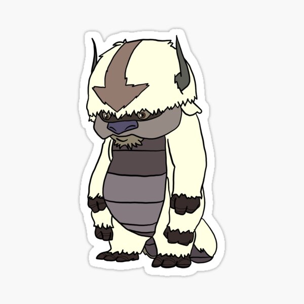 "Appa standing" Sticker for Sale by chickendip | Redbubble