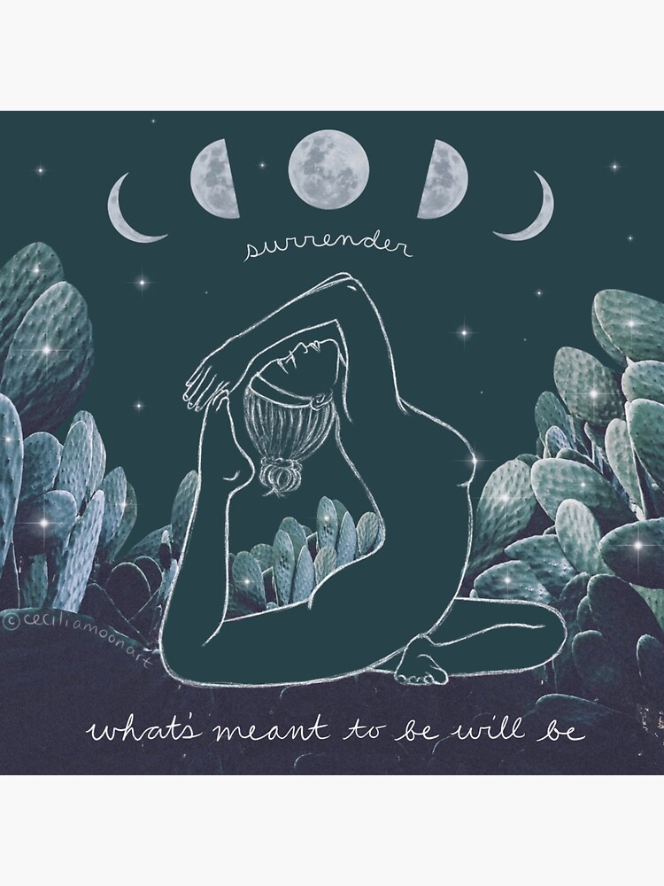 "Surrender" Sticker by ceciliamoonart | Redbubble