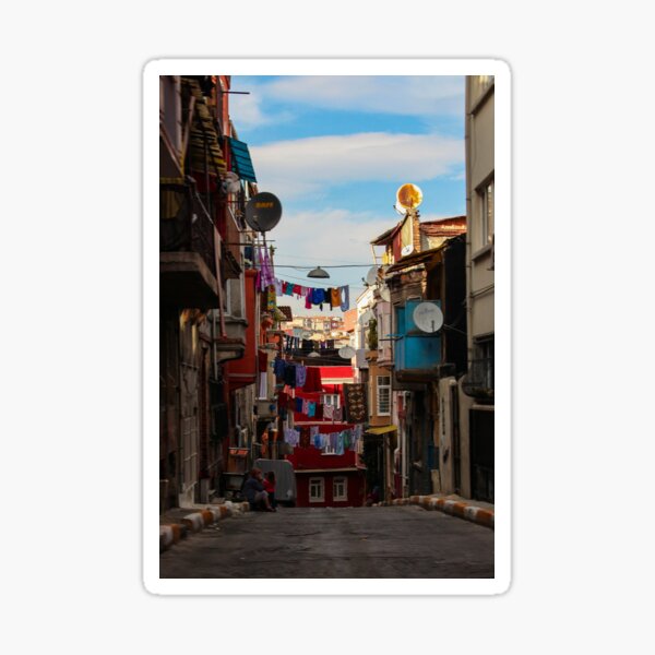 "Istanbul street" Sticker by stunning-design | Redbubble