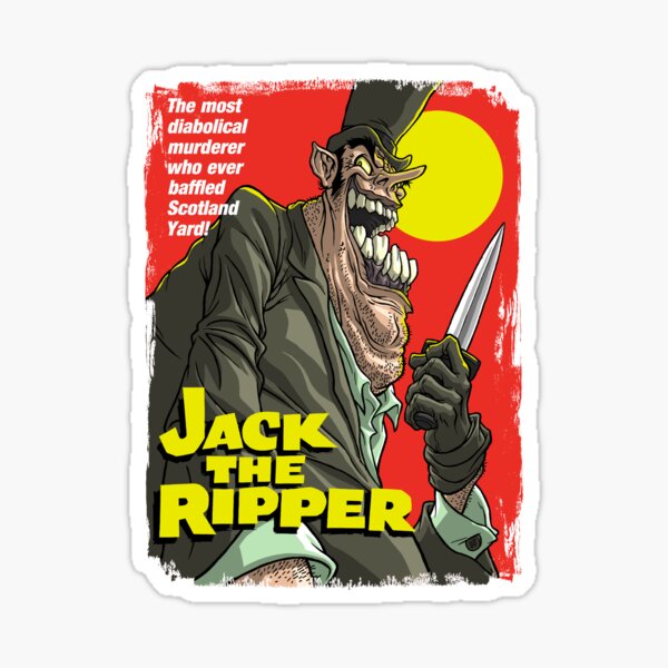 "JACK THE RIPPER" Sticker by MINION-FACTORY | Redbubble