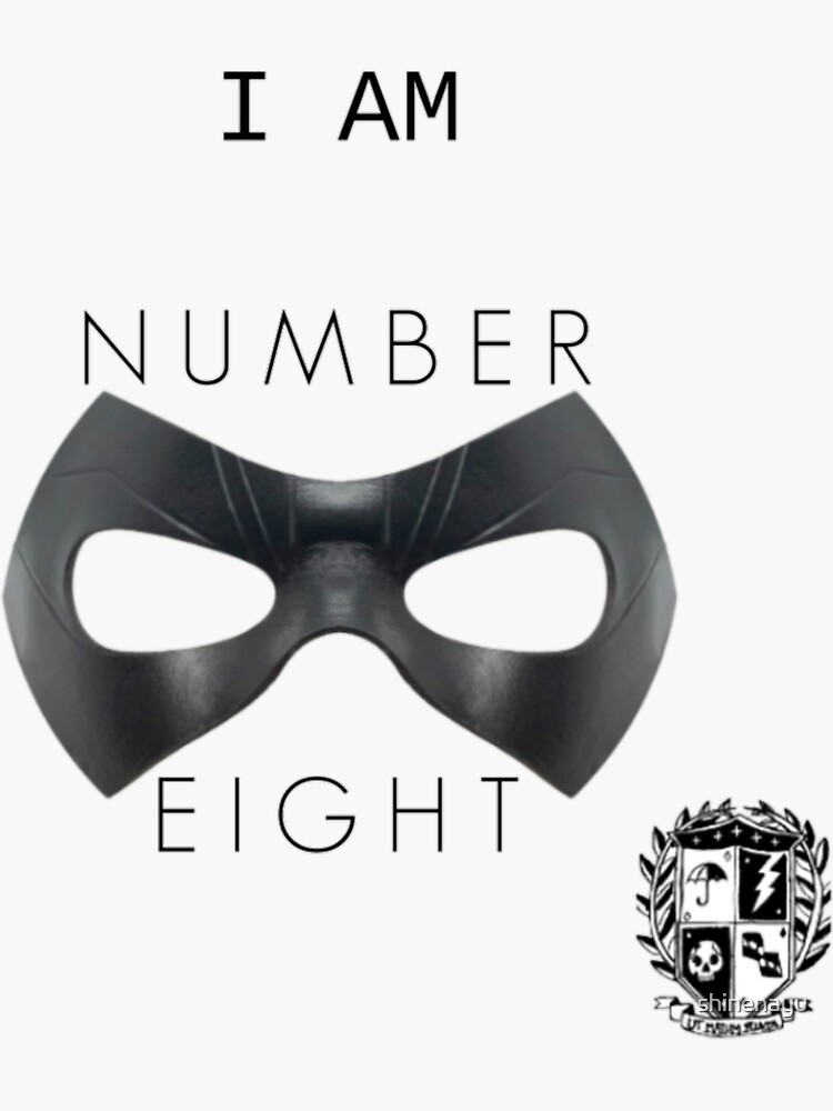 Pegatina «The Umbrella Academy I am number 8» de shinenayu | Redbubble