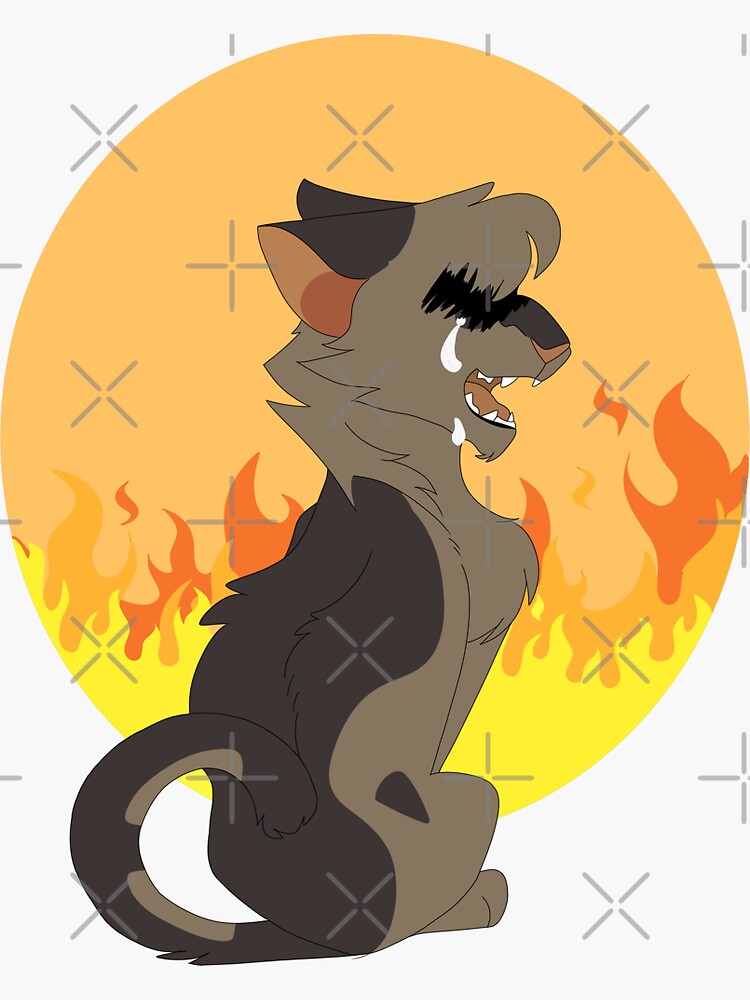 "Ashfur - Rory" Sticker for Sale by FoxAutumn | Redbubble