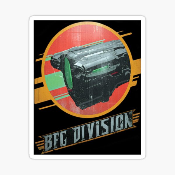 "BFG Division " Sticker for Sale by savethetshirt | Redbubble