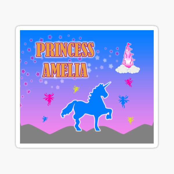 "Princess Amelia" Sticker for Sale by MoonsmileProd | Redbubble