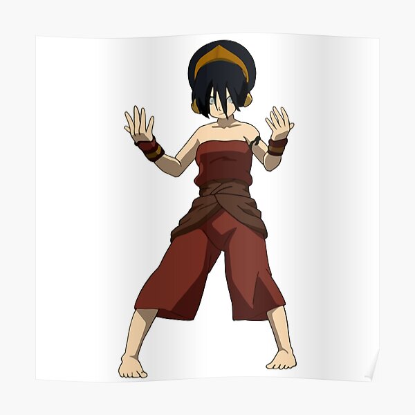 "Toph Bending Stance Avatar" Poster for Sale by blueeyes374 | Redbubble