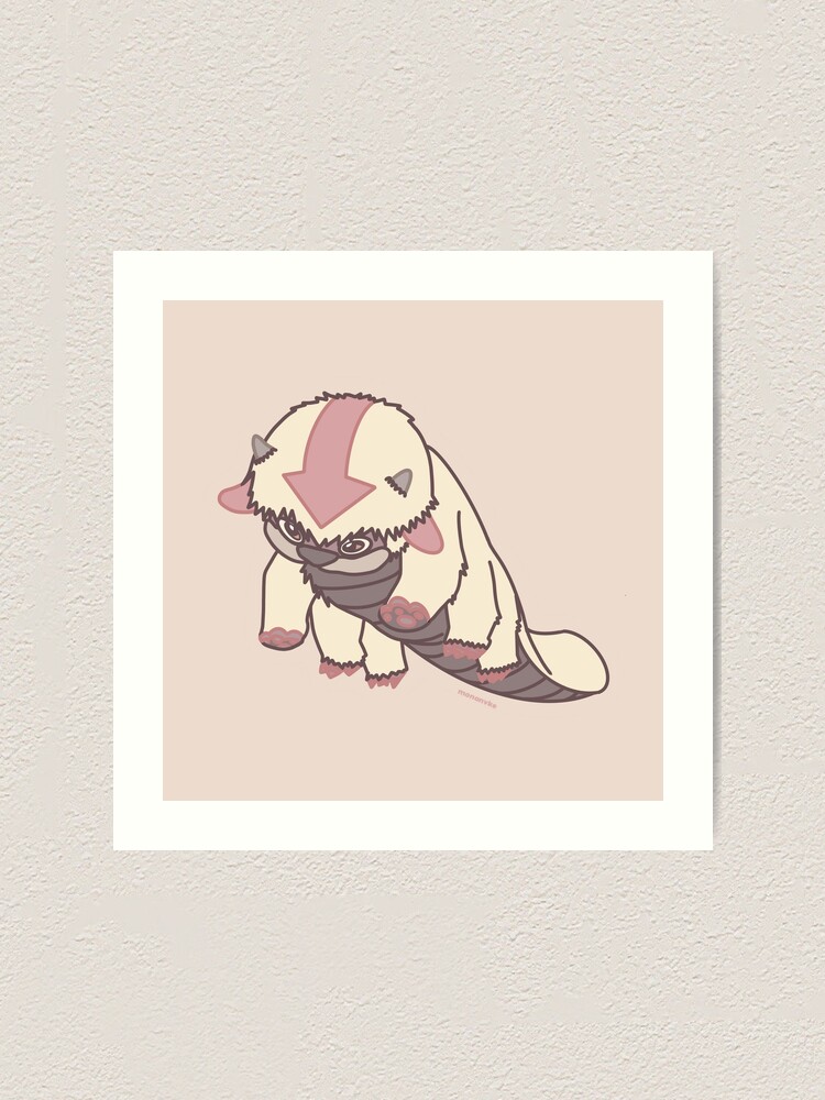 "Baby Appa / Sky Bison from Avatar the Last Airbender" Art Print by ...