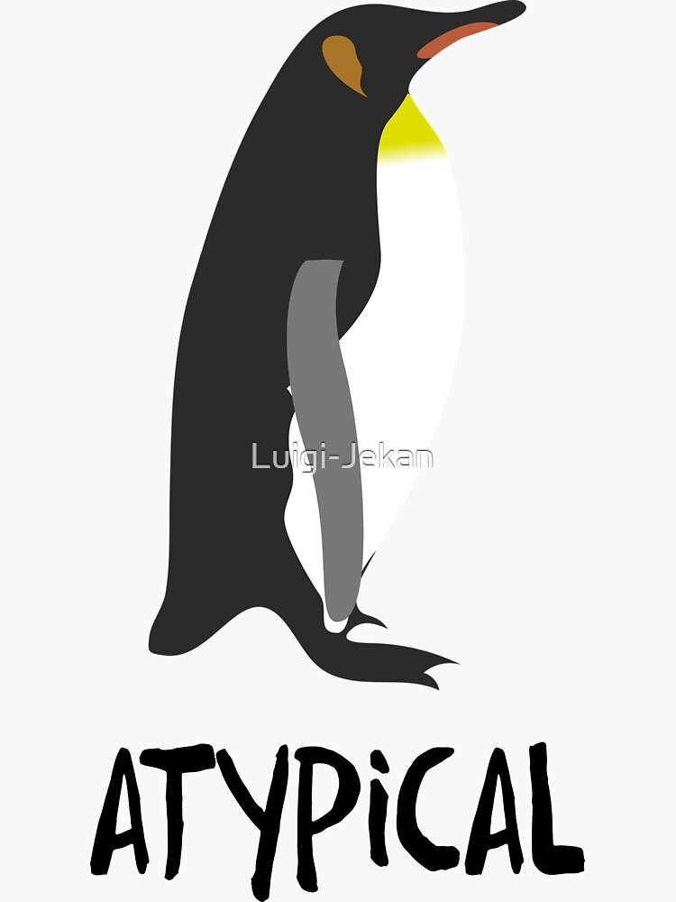 "Atypical" Sticker for Sale by Luigi-Jekan | Redbubble