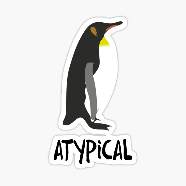 "Atypical" Sticker for Sale by Luigi-Jekan | Redbubble