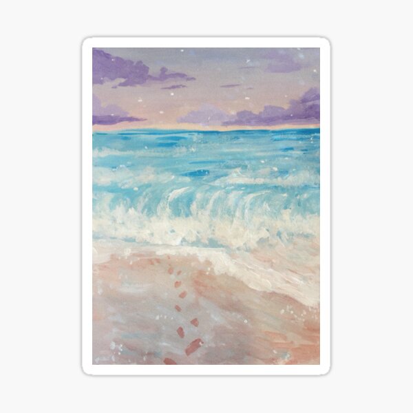 "Beach Sunset" Sticker for Sale by Studio-98 | Redbubble