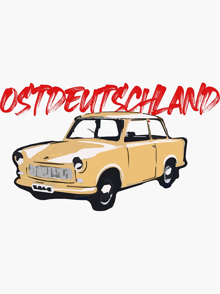 "GDR Trabant" Sticker by Flowaner | Redbubble