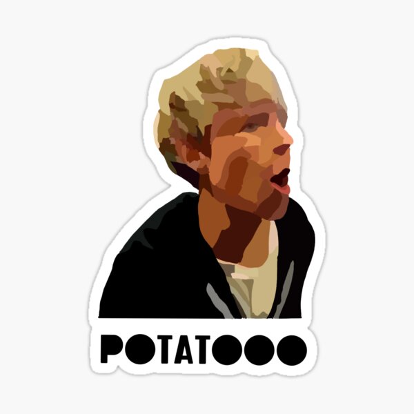 "Niall Horan Potato" Sticker for Sale by -Art-by-E- | Redbubble
