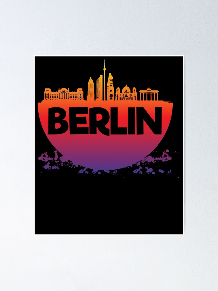 "Berlin In New Colors" Poster for Sale by Gravity1206 | Redbubble
