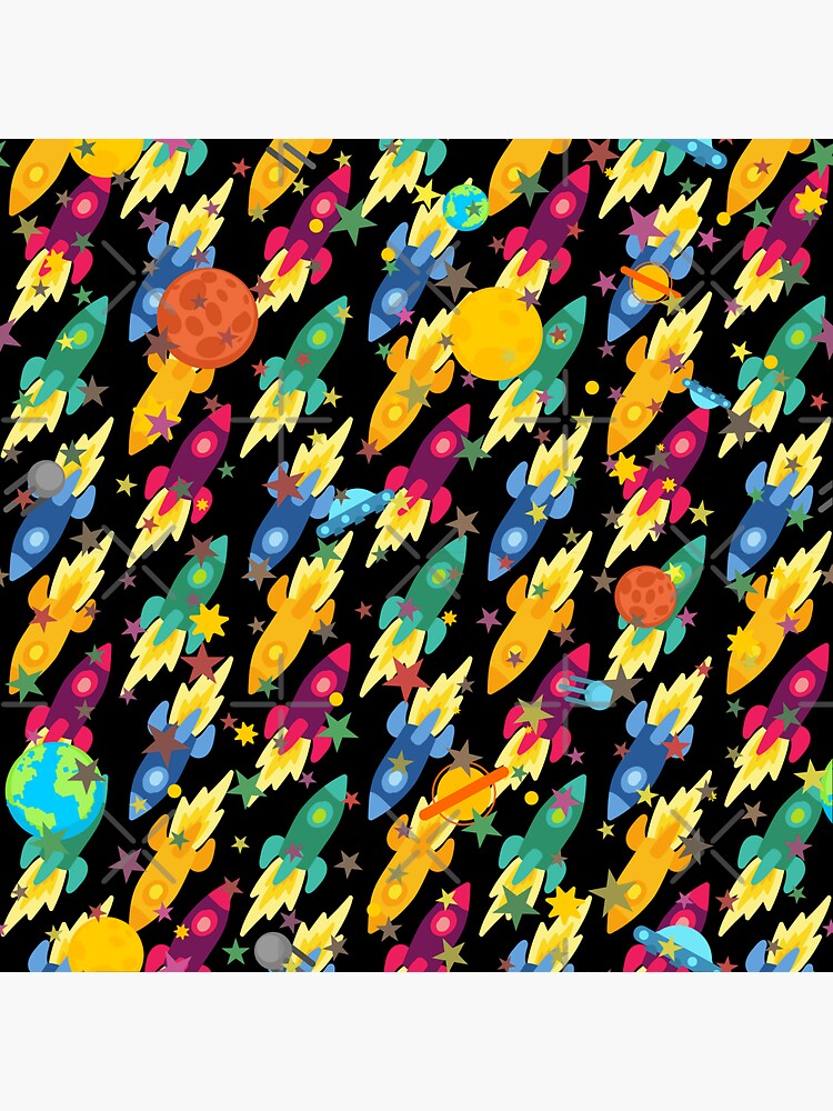 "Rainbow Rockets" Sticker for Sale by Rumrabbit82 | Redbubble
