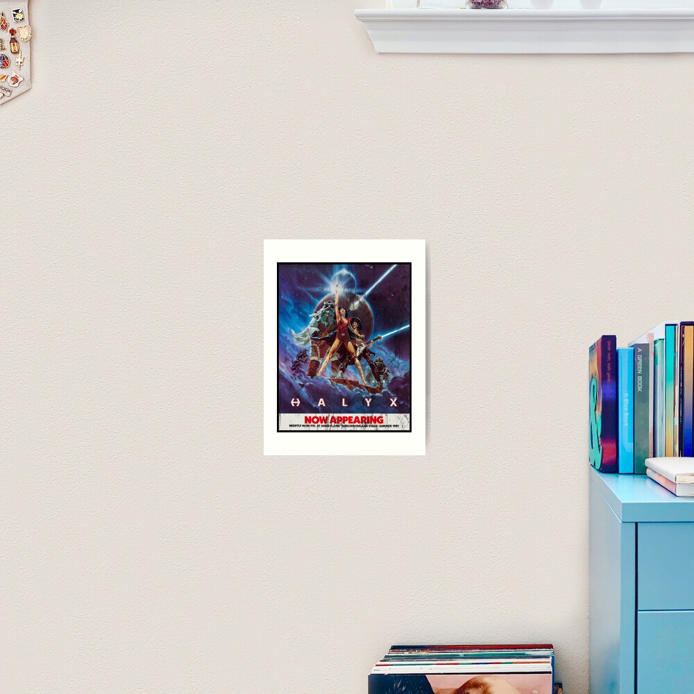 "HALYX Poster Vintage" Art Print for Sale by FandomTrading | Redbubble