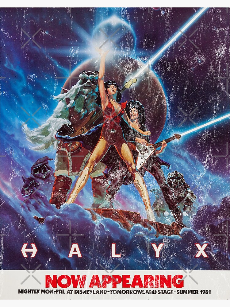 "HALYX Poster Vintage" Sticker by FandomTrading | Redbubble