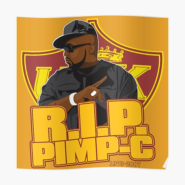 "R.I.P. Pimp-C UGK Superstar Rapper" Poster for Sale by ninja-ID ...