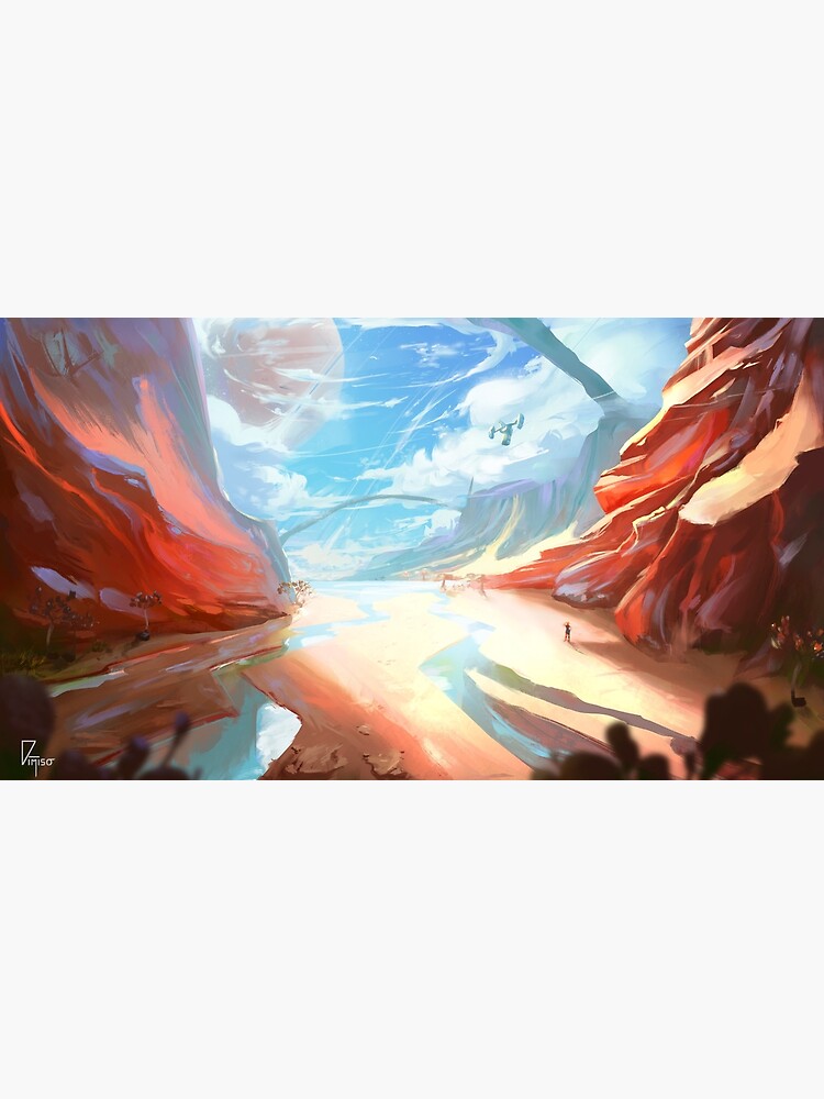 Satisfactory Dune Deserts Painting Premium Matte Vertical Poster sold ...