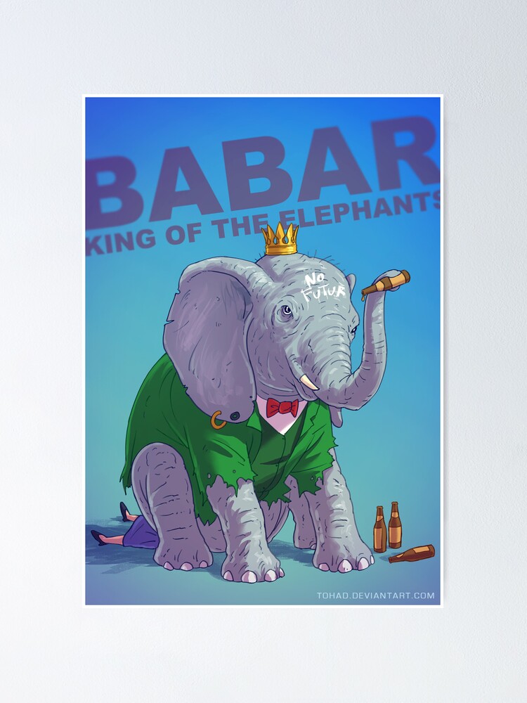 "Babar Badass" Poster by tohad | Redbubble