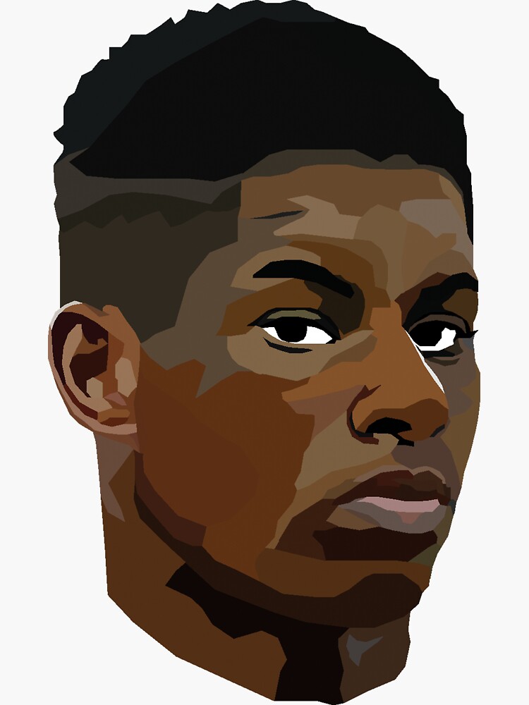 "Marcus Rashford" Sticker for Sale by ChbzDesign | Redbubble