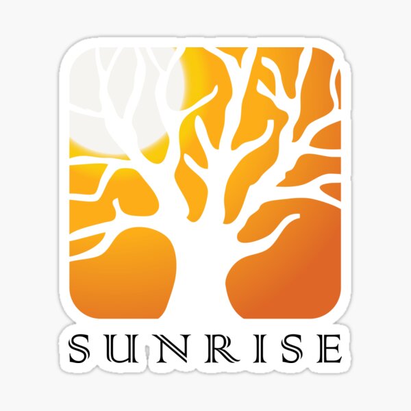 "Sunrise" Sticker for Sale by Yasin101 | Redbubble