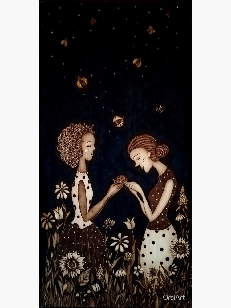 "Ladybirds" Poster by OrsiArt | Redbubble