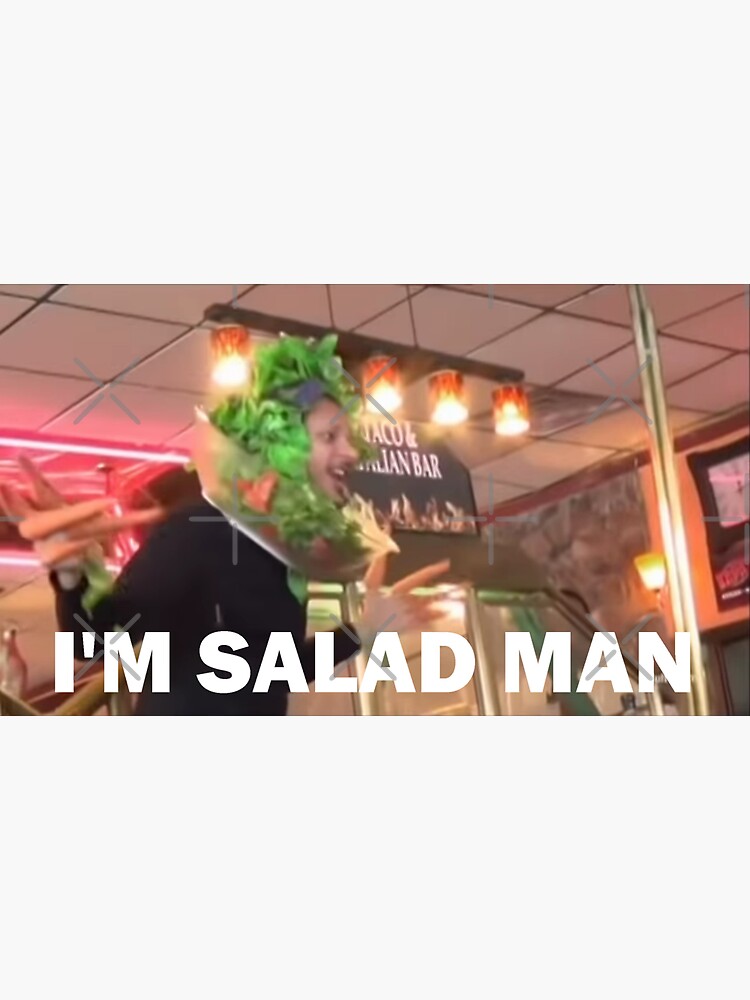 "the eric andre show salad man" Sticker for Sale by ImpulSee | Redbubble