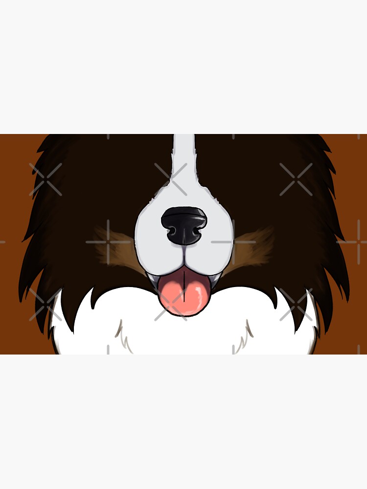 "Tri sheltie mask" Sticker for Sale by danigrillo | Redbubble
