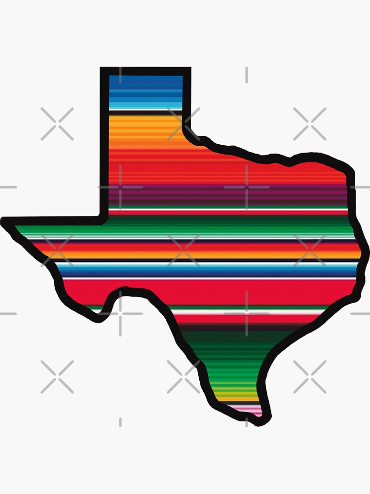 "Serape Printed Texas" Sticker for Sale by eboyddesigns | Redbubble
