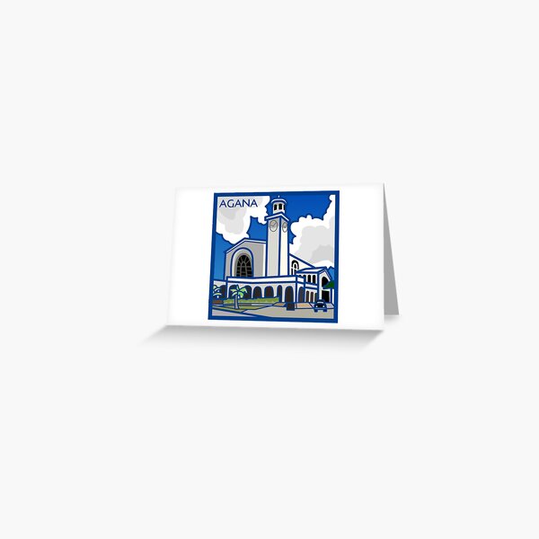 "Agana Guam Cathedral" Greeting Card by tasiscout | Redbubble