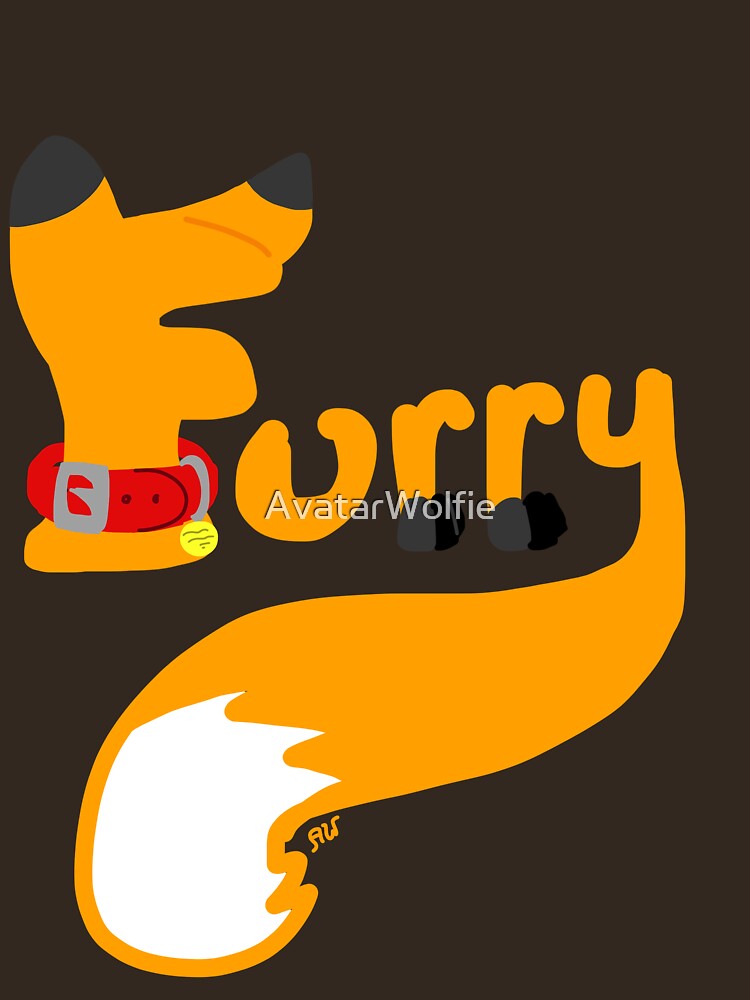 "Fox Furry" T-shirt for Sale by AvatarWolfie | Redbubble | furry t ...