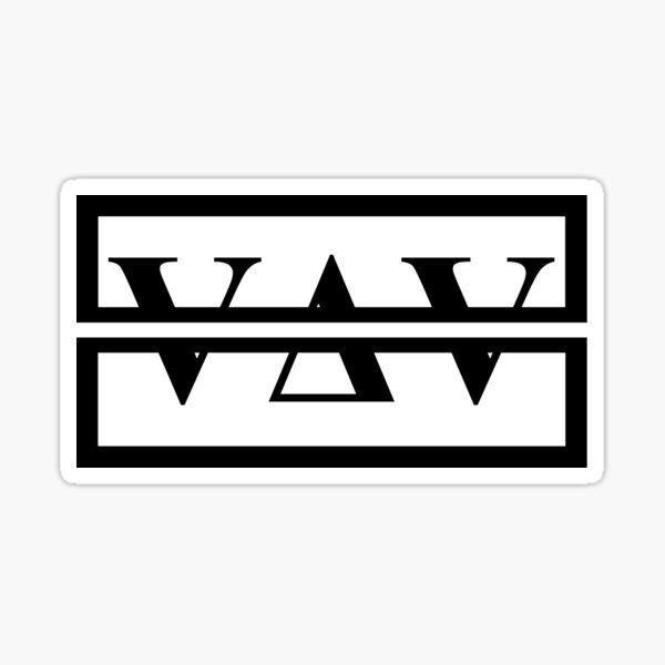 "VAV" Sticker by VAV-Store | Redbubble