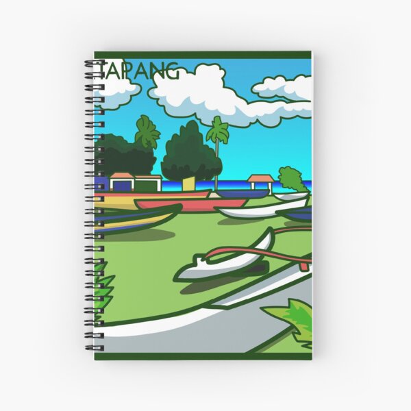 "Matapang Beach Guam" Spiral Notebook for Sale by tasiscout | Redbubble