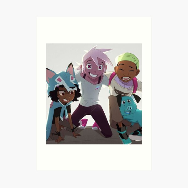 "kipo and friends" Art Print by bonerodney | Redbubble