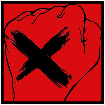 "Straight Edge (Hand)" Sticker for Sale by phildistress | Redbubble