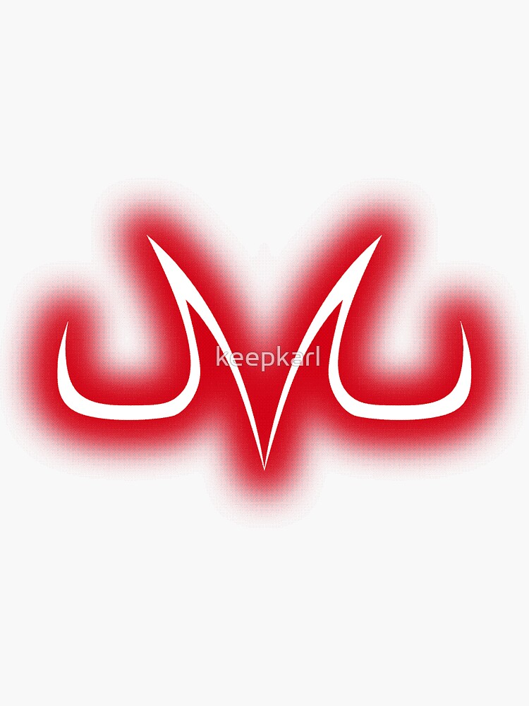 "Majin symbol" Sticker by keepkarl | Redbubble